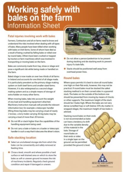 Review of safety warning from HSA for those working with bales – Wheels ...